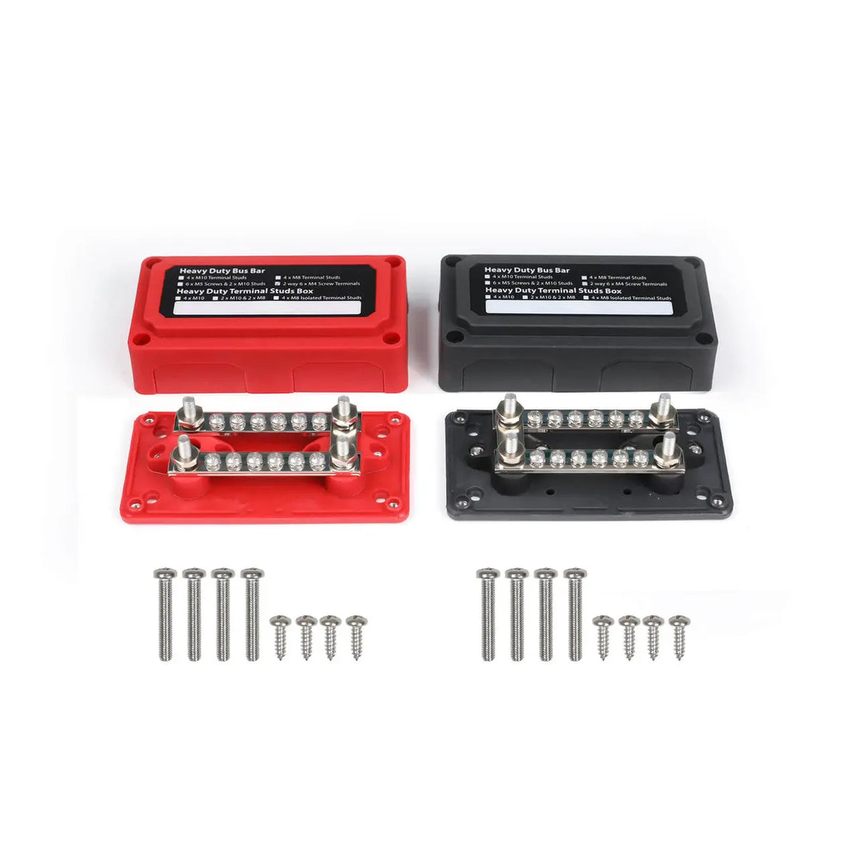 100A/300A Red/Black Busbar | Renogy US