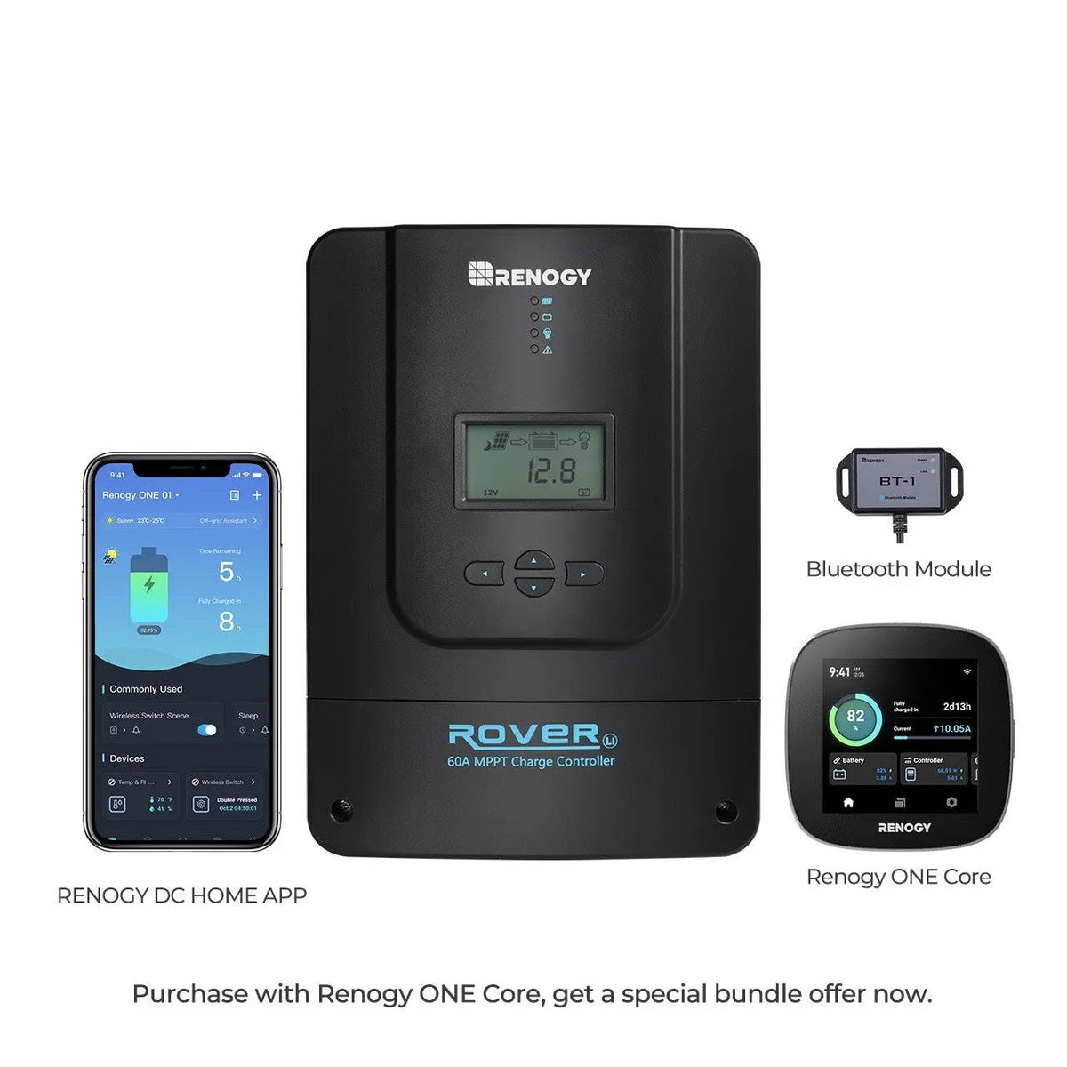 Rover 60 Amp MPPT Solar Charge Controller | Renogy Solar | Renogy US